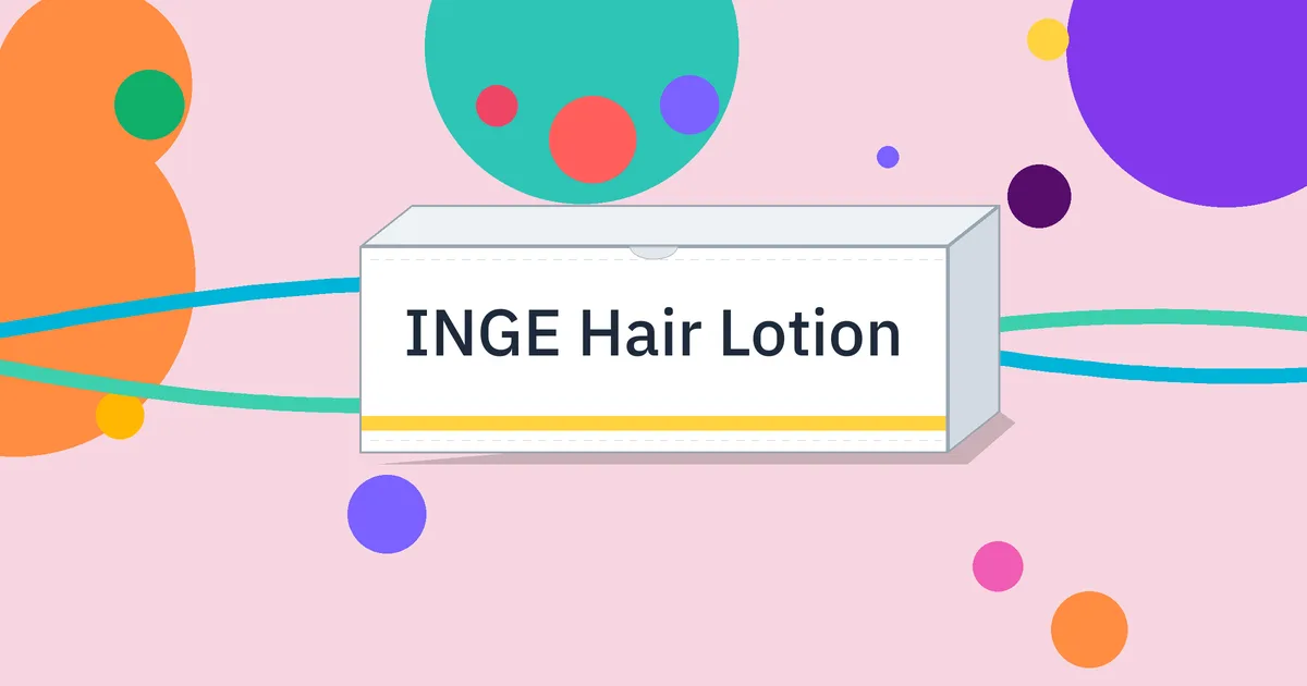 Symbolbild: Packung mit der Aufschrift INGE Hair Lotion (PZN 05908744) – Verfügbarkeit und Bezug in Apotheken in Frankfurt am Main