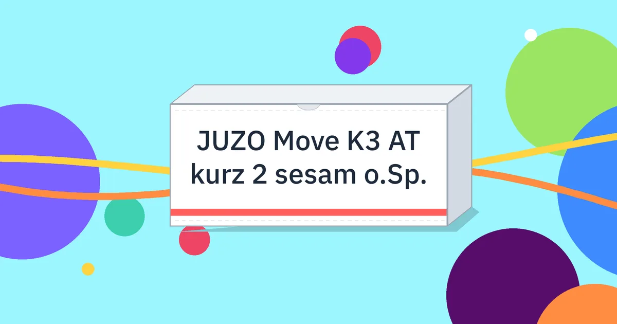 Symbolbild: Packung mit der Aufschrift JUZO Move K3 AT kurz 2 sesam o.Sp. (PZN 20684650) – Verfügbarkeit und Bezug in Apotheken in Frankfurt am Main