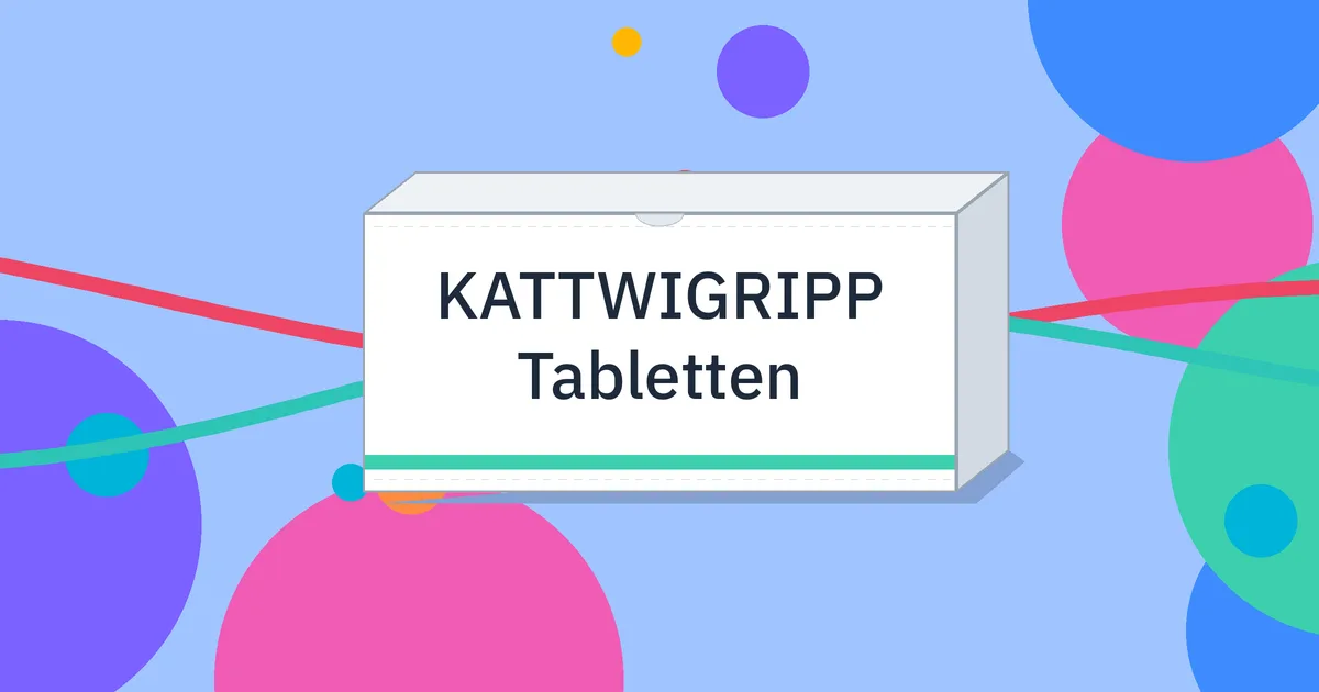 Symbolbild: Packung mit der Aufschrift KATTWIGRIPP Tabletten (PZN 01396230) – Verfügbarkeit und Bezug in Apotheken in Frankfurt am Main
