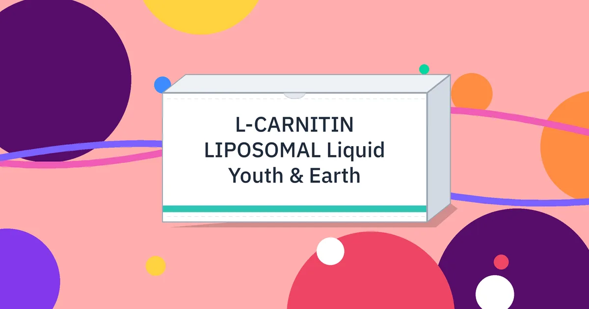 Symbolbild: Packung mit der Aufschrift L-CARNITIN LIPOSOMAL Liquid Youth & Earth (PZN 16867830) – Verfügbarkeit und Bezug in Apotheken in Frankfurt am Main