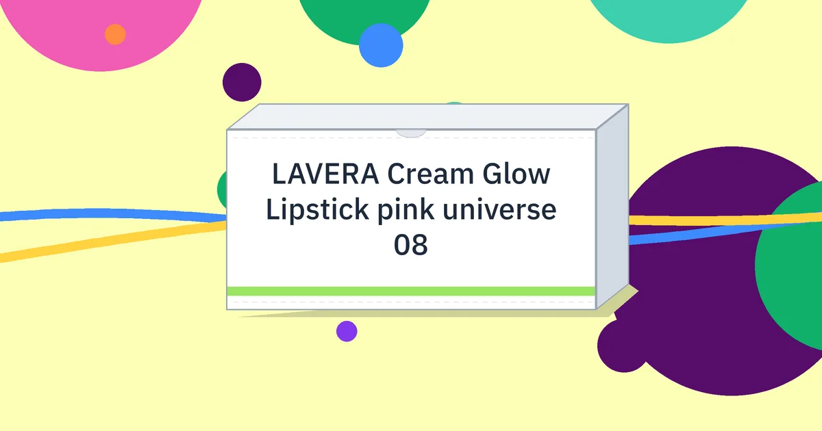 Symbolbild: Packung mit der Aufschrift LAVERA Cream Glow Lipstick pink universe 08 (PZN 18096986) – Verfügbarkeit und Bezug in Apotheken in Frankfurt am Main