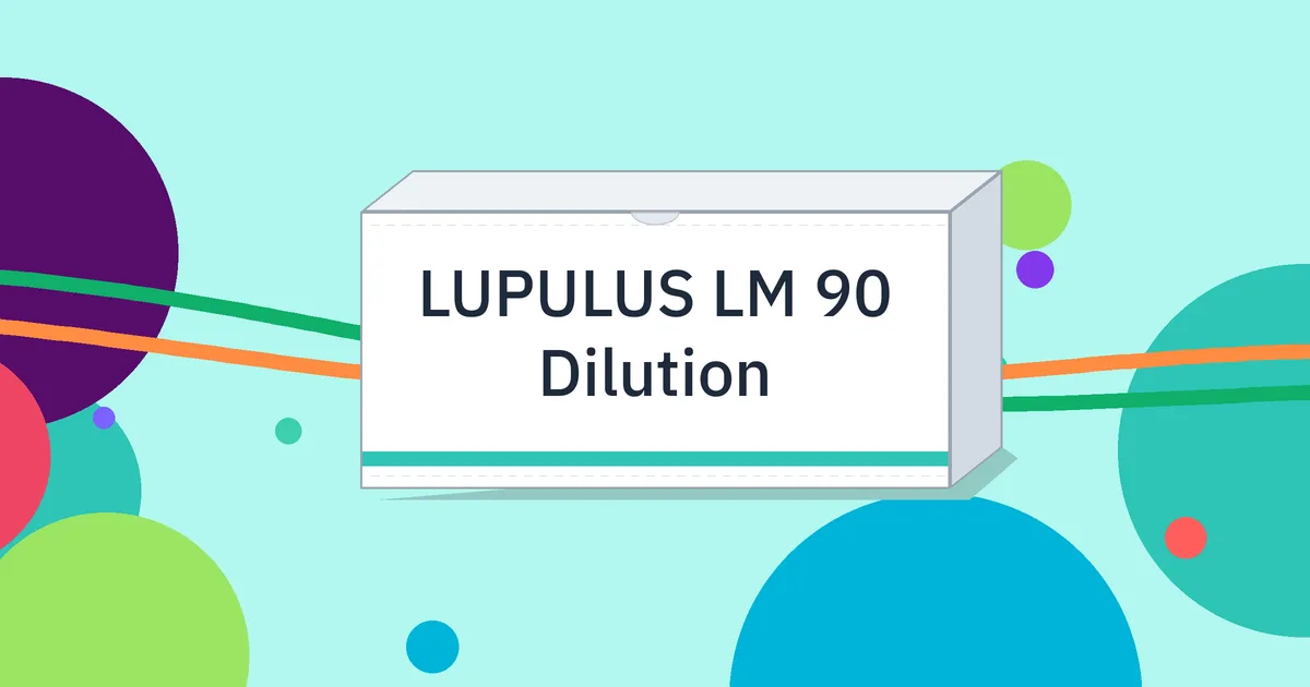 Symbolbild: Packung mit der Aufschrift LUPULUS LM 90 Dilution (PZN 12934618) – Verfügbarkeit und Bezug in Apotheken in Frankfurt am Main
