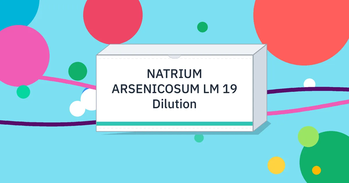 Symbolbild: Packung mit der Aufschrift NATRIUM ARSENICOSUM LM 19 Dilution (PZN 12959446) – Verfügbarkeit und Bezug in Apotheken in Frankfurt am Main