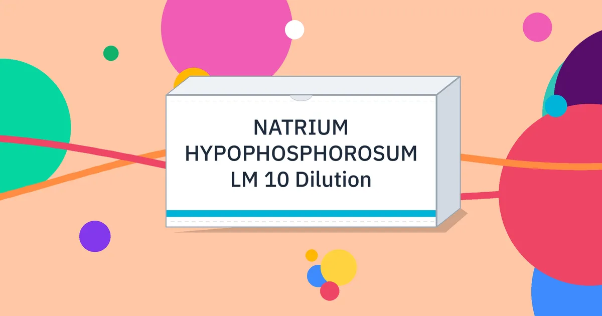 Symbolbild: Packung mit der Aufschrift NATRIUM HYPOPHOSPHOROSUM LM 10 Dilution (PZN 12963399) – Verfügbarkeit und Bezug in Apotheken in Frankfurt am Main