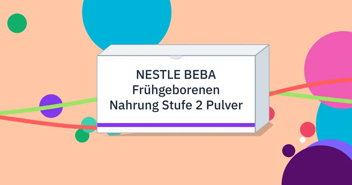 Symbolbild: Packung mit der Aufschrift NESTLE BEBA Frühgeborenen Nahrung Stufe 2 Pulver (PZN 19743620) – Verfügbarkeit und Bezug in Apotheken in Frankfurt am Main
