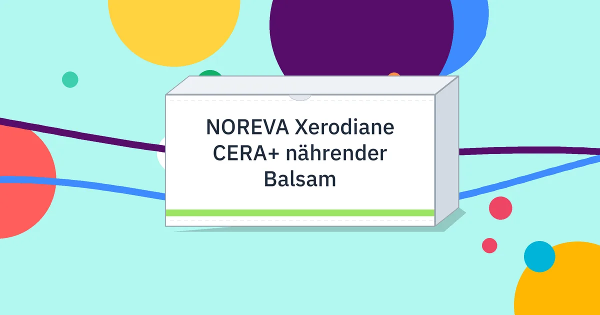 Symbolbild: Packung mit der Aufschrift NOREVA Xerodiane CERA+ nährender Balsam (PZN 20690604) – Verfügbarkeit und Bezug in Apotheken in Frankfurt am Main