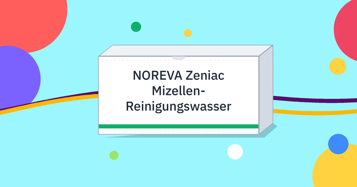 Symbolbild: Packung mit der Aufschrift NOREVA Zeniac Mizellen-Reinigungswasser (PZN 18746941) – Verfügbarkeit und Bezug in Apotheken in Frankfurt am Main