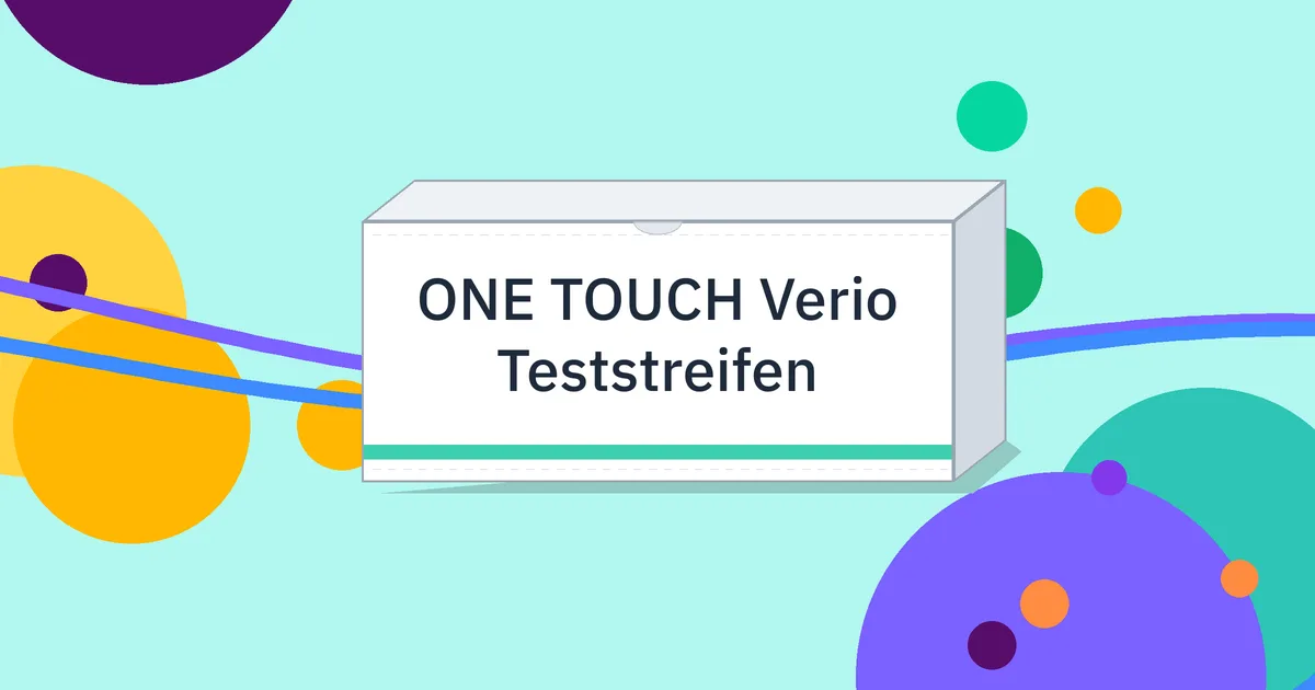 Symbolbild: Packung mit der Aufschrift ONE TOUCH Verio Teststreifen (PZN 16625400) – Verfügbarkeit und Bezug in Apotheken in Frankfurt am Main