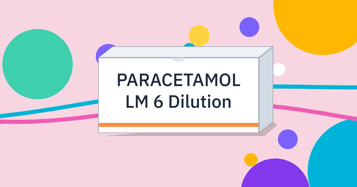 Symbolbild: Packung mit der Aufschrift PARACETAMOL LM 6 Dilution (PZN 12976255) – Verfügbarkeit und Bezug in Apotheken in Frankfurt am Main