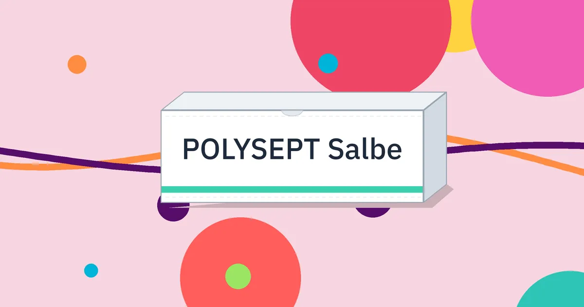 Symbolbild: Packung mit der Aufschrift POLYSEPT Salbe (PZN 04746268) – Verfügbarkeit und Bezug in Apotheken in Frankfurt am Main