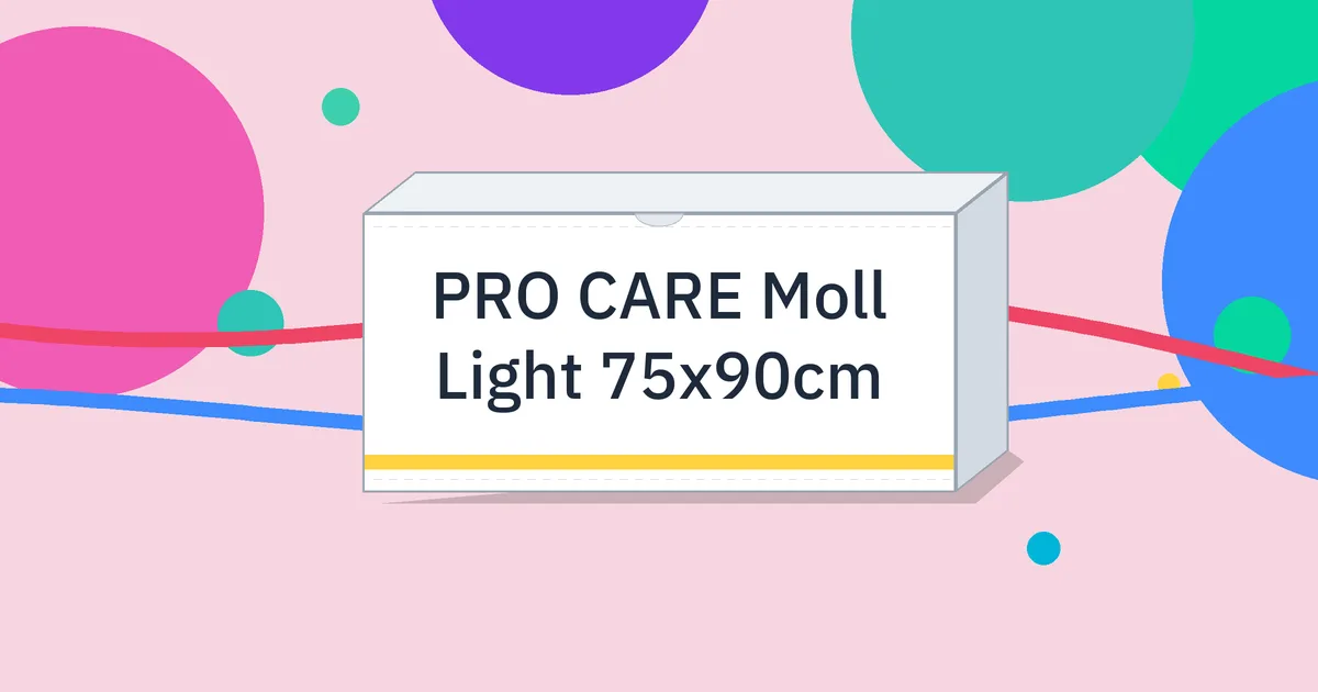 Symbolbild: Packung mit der Aufschrift PRO CARE Moll Light 75x90cm (PZN 00834780) – Verfügbarkeit und Bezug in Apotheken in Frankfurt am Main