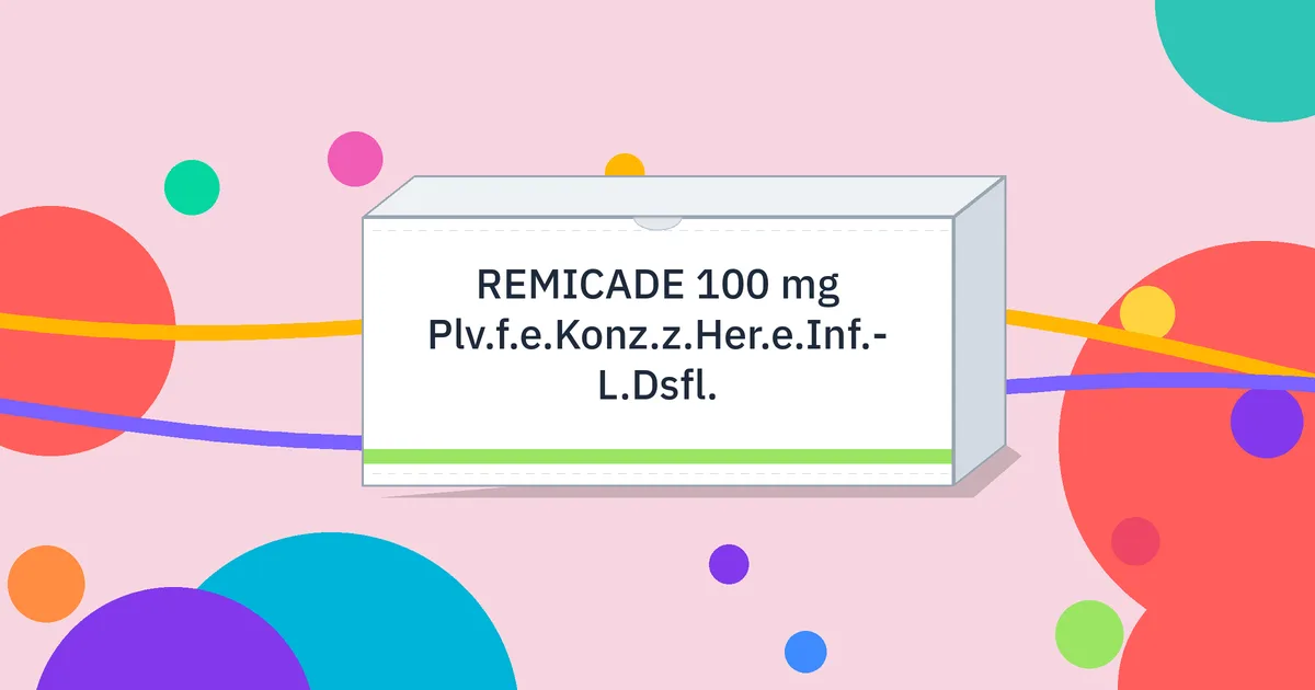Symbolbild: Packung mit der Aufschrift REMICADE 100 mg Plv.f.e.Konz.z.Her.e.Inf.-L.Dsfl. (PZN 09245140) – Verfügbarkeit und Bezug in Apotheken in Frankfurt am Main