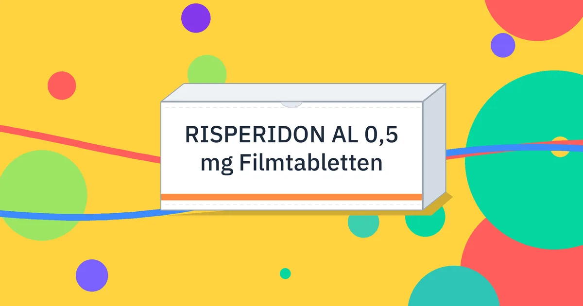 Symbolbild: Packung mit der Aufschrift RISPERIDON AL 0,5 mg Filmtabletten (PZN 03331269) – Verfügbarkeit und Bezug in Apotheken in Frankfurt am Main