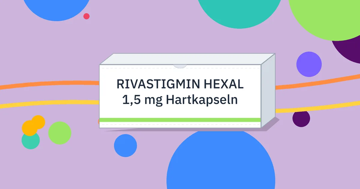 Symbolbild: Packung mit der Aufschrift RIVASTIGMIN HEXAL 1,5 mg Hartkapseln (PZN 09266751) – Verfügbarkeit und Bezug in Apotheken in Frankfurt am Main