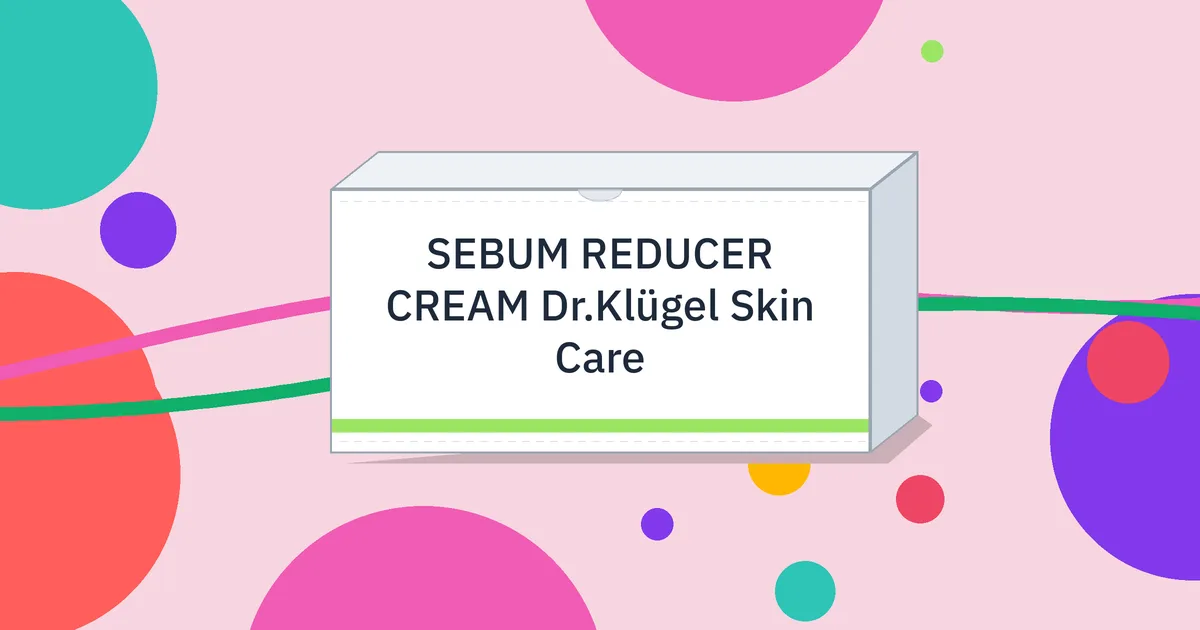 Symbolbild: Packung mit der Aufschrift SEBUM REDUCER CREAM Dr.Klügel Skin Care (PZN 20576788) – Verfügbarkeit und Bezug in Apotheken in Frankfurt am Main