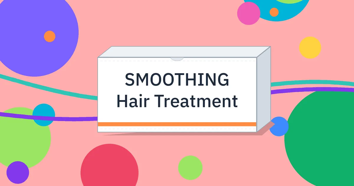 Symbolbild: Packung mit der Aufschrift SMOOTHING Hair Treatment (PZN 17886930) – Verfügbarkeit und Bezug in Apotheken in Frankfurt am Main