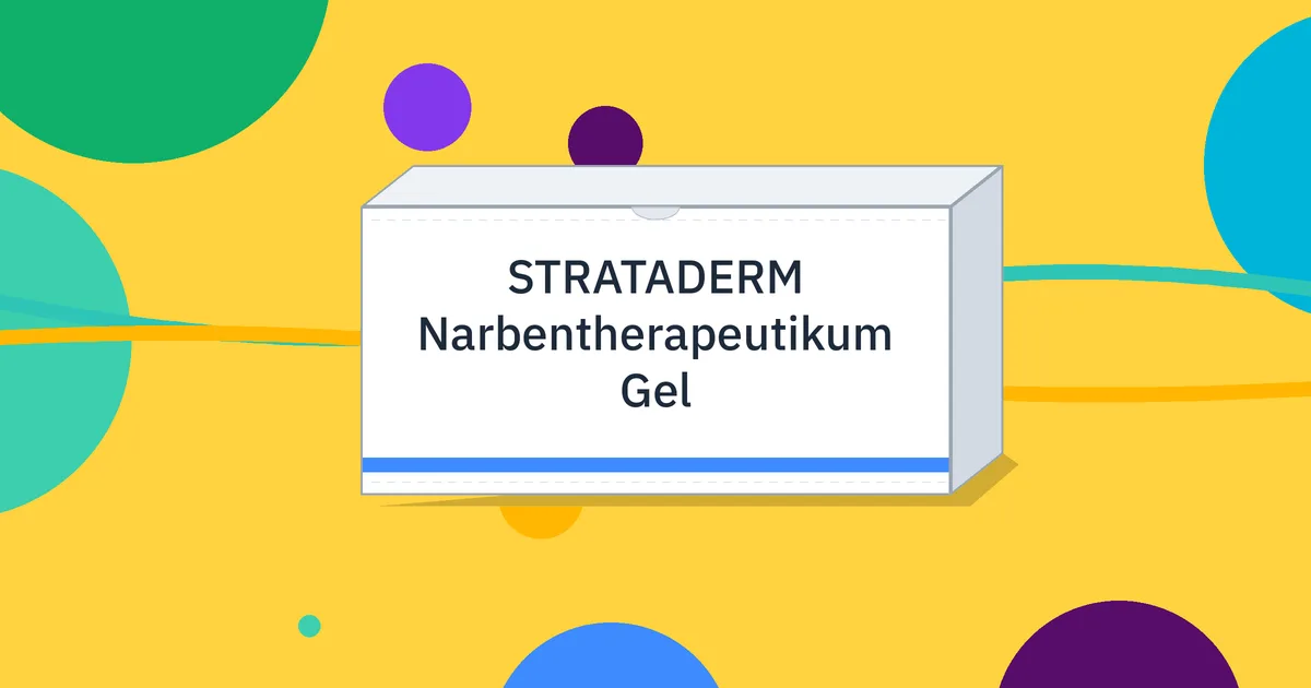 Symbolbild: Packung mit der Aufschrift STRATADERM Narbentherapeutikum Gel (PZN 10740488) – Verfügbarkeit und Bezug in Apotheken in Frankfurt am Main