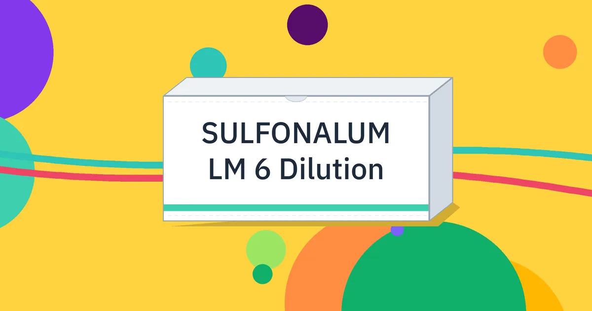Symbolbild: Packung mit der Aufschrift SULFONALUM LM 6 Dilution (PZN 13209440) – Verfügbarkeit und Bezug in Apotheken in Frankfurt am Main