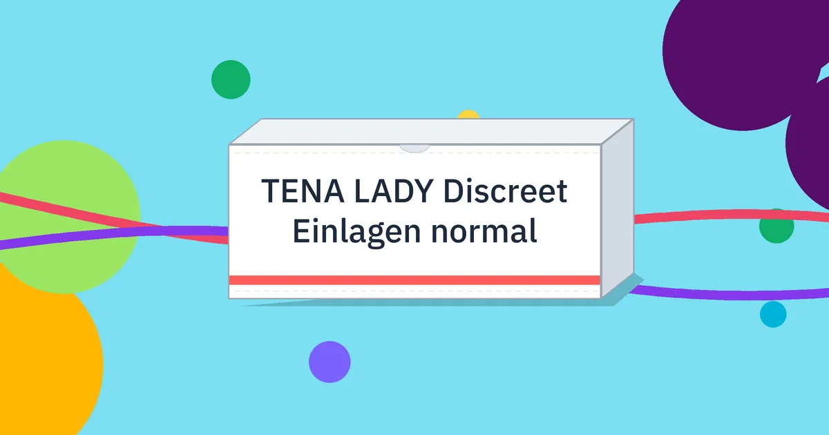 Symbolbild: Packung mit der Aufschrift TENA LADY Discreet Einlagen normal (PZN 18322690) – Verfügbarkeit und Bezug in Apotheken in Frankfurt am Main