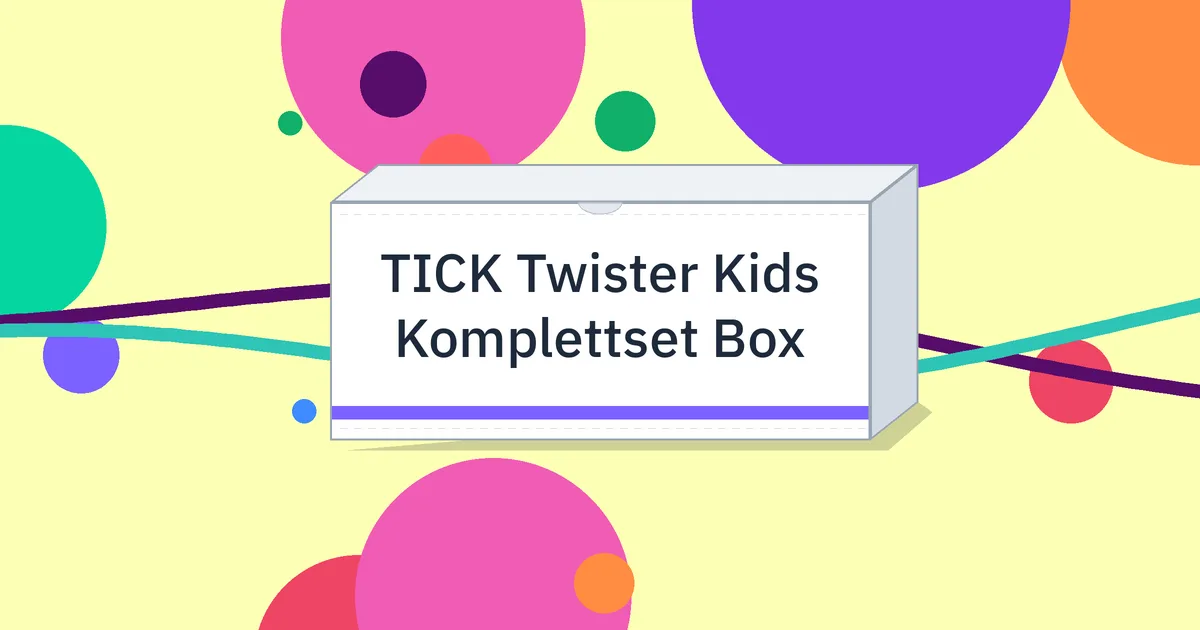 Symbolbild: Packung mit der Aufschrift TICK Twister Kids Komplettset Box (PZN 20832932) – Verfügbarkeit und Bezug in Apotheken in Frankfurt am Main