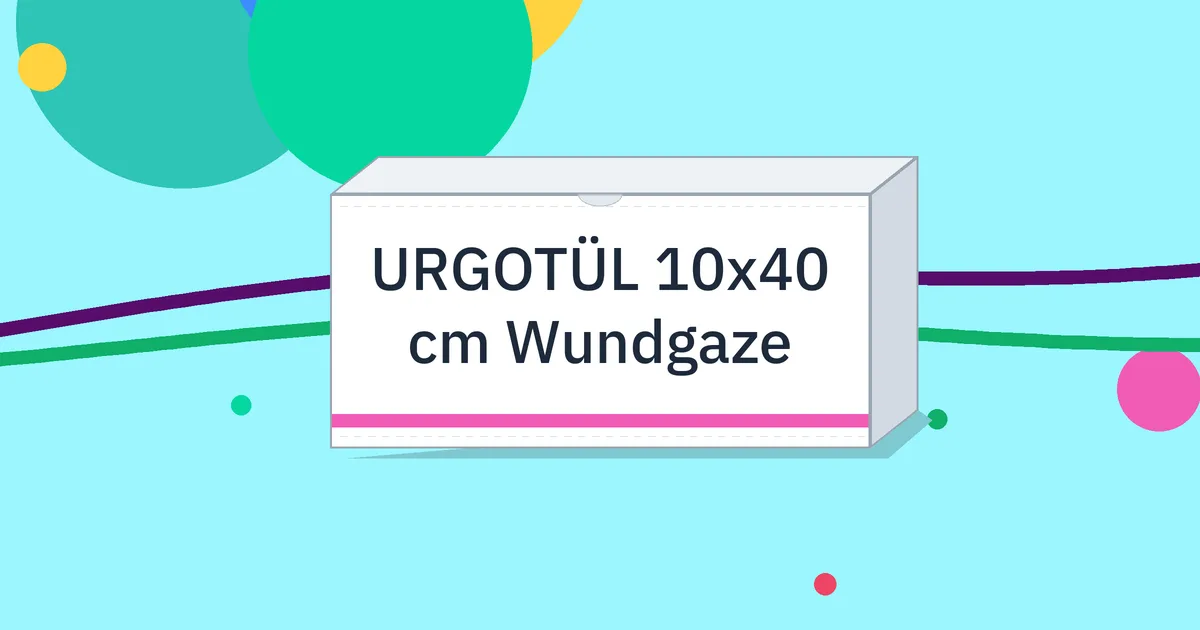 Symbolbild: Packung mit der Aufschrift URGOTÜL 10x40 cm Wundgaze (PZN 02859726) – Verfügbarkeit und Bezug in Apotheken in Frankfurt am Main