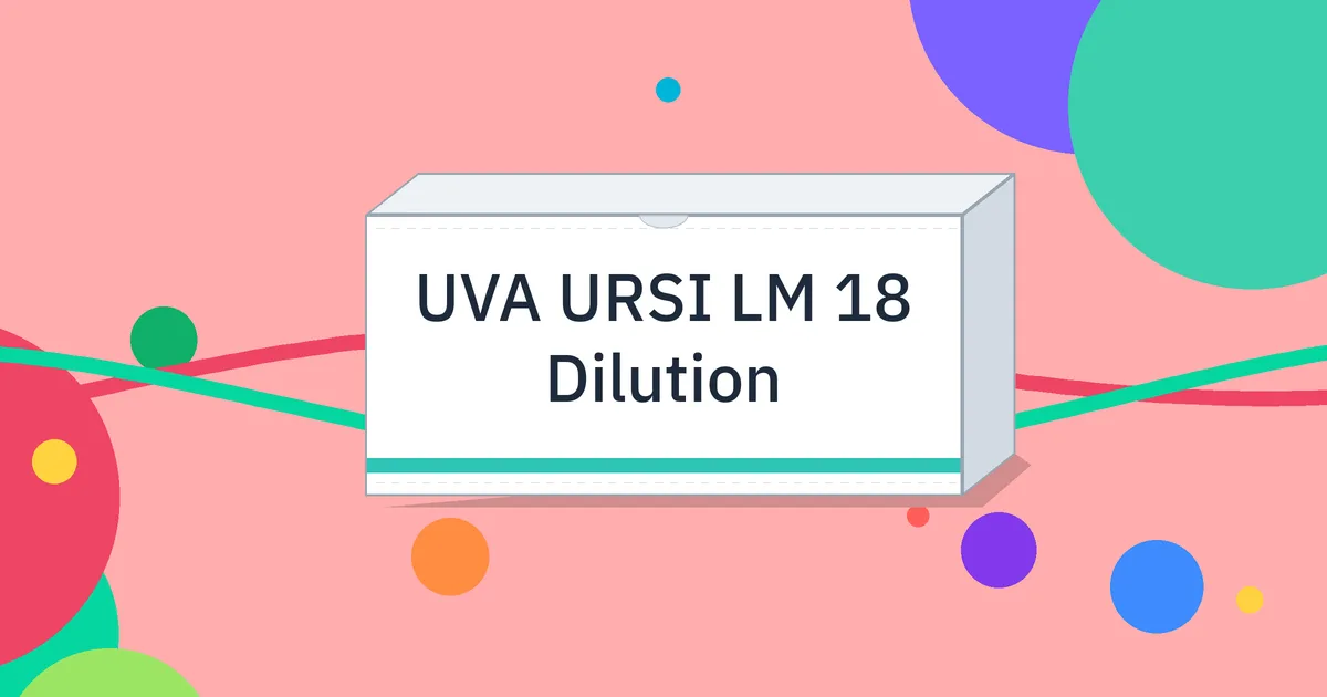 Symbolbild: Packung mit der Aufschrift UVA URSI LM 18 Dilution (PZN 13259165) – Verfügbarkeit und Bezug in Apotheken in Frankfurt am Main