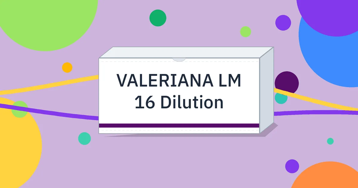 Symbolbild: Packung mit der Aufschrift VALERIANA LM 16 Dilution (PZN 13261736) – Verfügbarkeit und Bezug in Apotheken in Frankfurt am Main