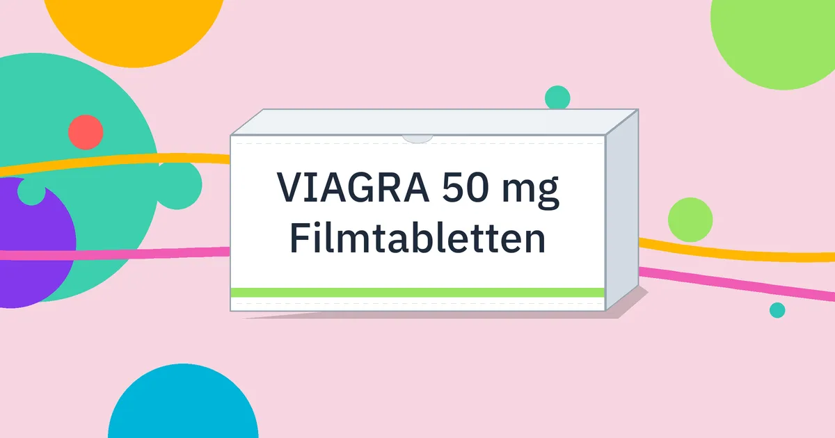Symbolbild: Packung mit der Aufschrift VIAGRA 50 mg Filmtabletten (PZN 19179361) – Verfügbarkeit und Bezug in Apotheken in Frankfurt am Main