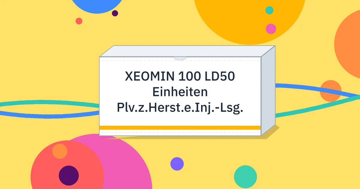 Symbolbild: Packung mit der Aufschrift XEOMIN 100 LD50 Einheiten Plv.z.Herst.e.Inj.-Lsg. (PZN 11298037) – Verfügbarkeit und Bezug in Apotheken in Frankfurt am Main