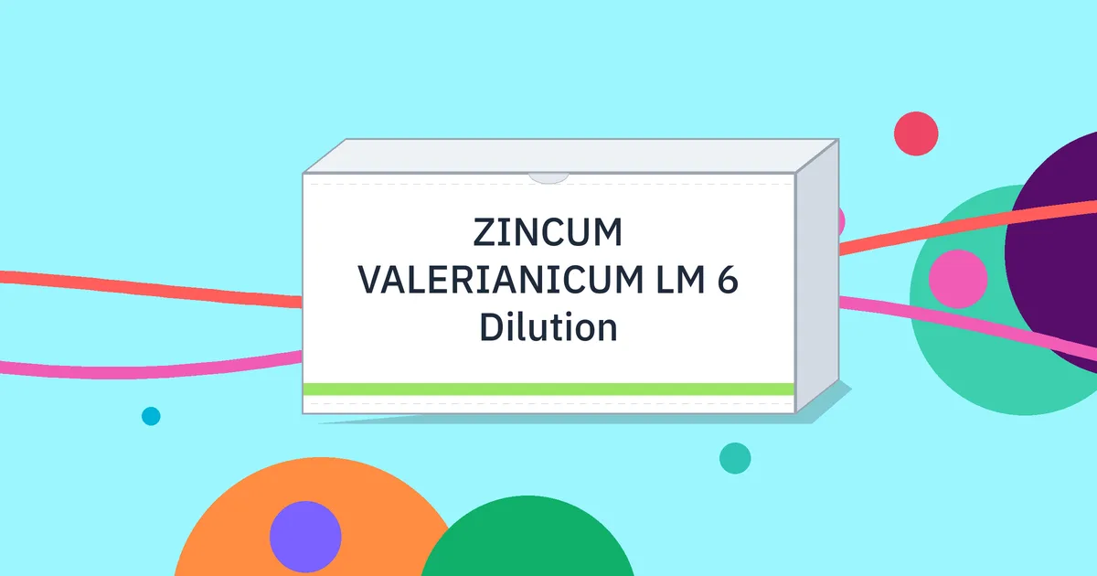 Symbolbild: Packung mit der Aufschrift ZINCUM VALERIANICUM LM 6 Dilution (PZN 03503032) – Verfügbarkeit und Bezug in Apotheken in Frankfurt am Main