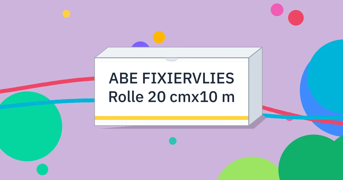 Symbolbild: Packung mit der Aufschrift ABE FIXIERVLIES Rolle 20 cmx10 m (PZN 06168700) – Verfügbarkeit und Bezug in Apotheken in Frankfurt am Main