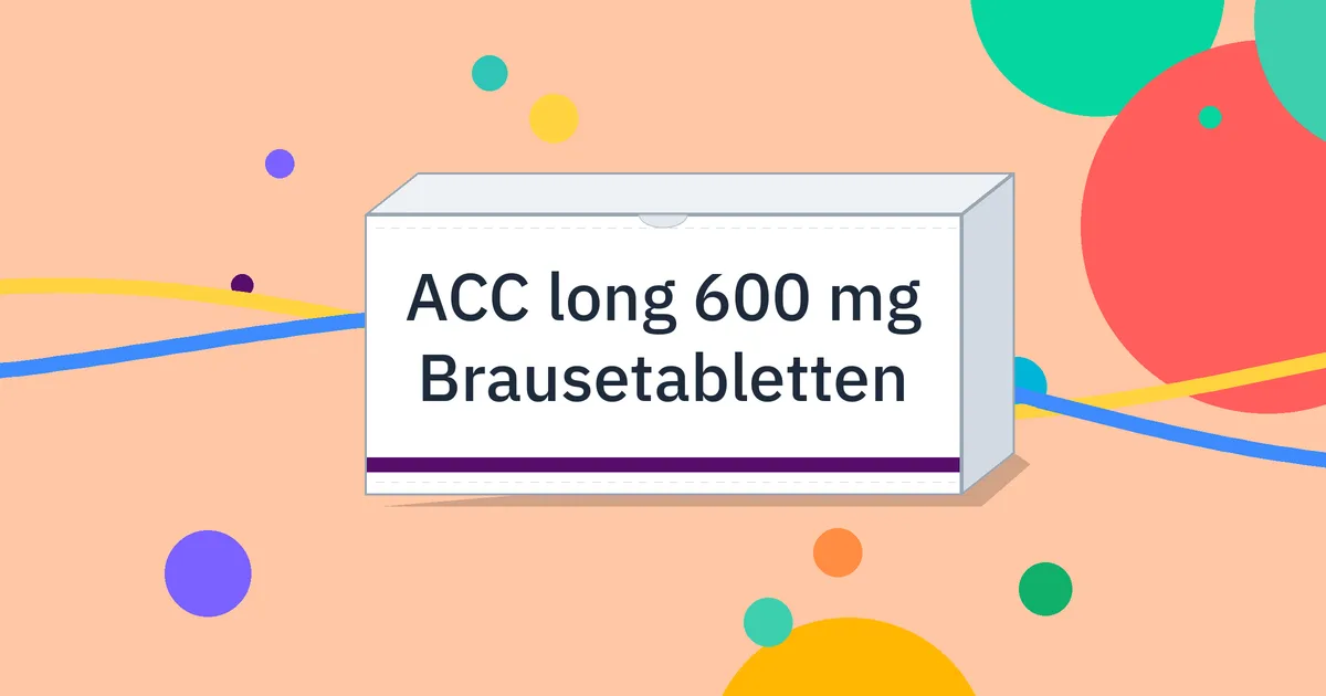 Symbolbild: Packung mit der Aufschrift ACC long 600 mg Brausetabletten (PZN 03772625) – Verfügbarkeit und Bezug in Apotheken in Frankfurt am Main