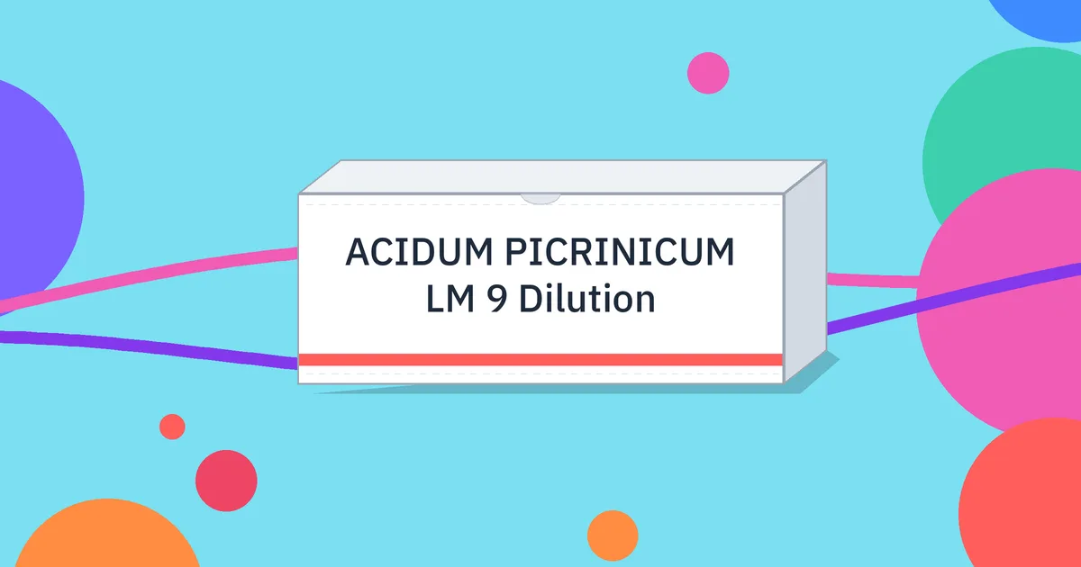 Symbolbild: Packung mit der Aufschrift ACIDUM PICRINICUM LM 9 Dilution (PZN 12753561) – Verfügbarkeit und Bezug in Apotheken in Frankfurt am Main