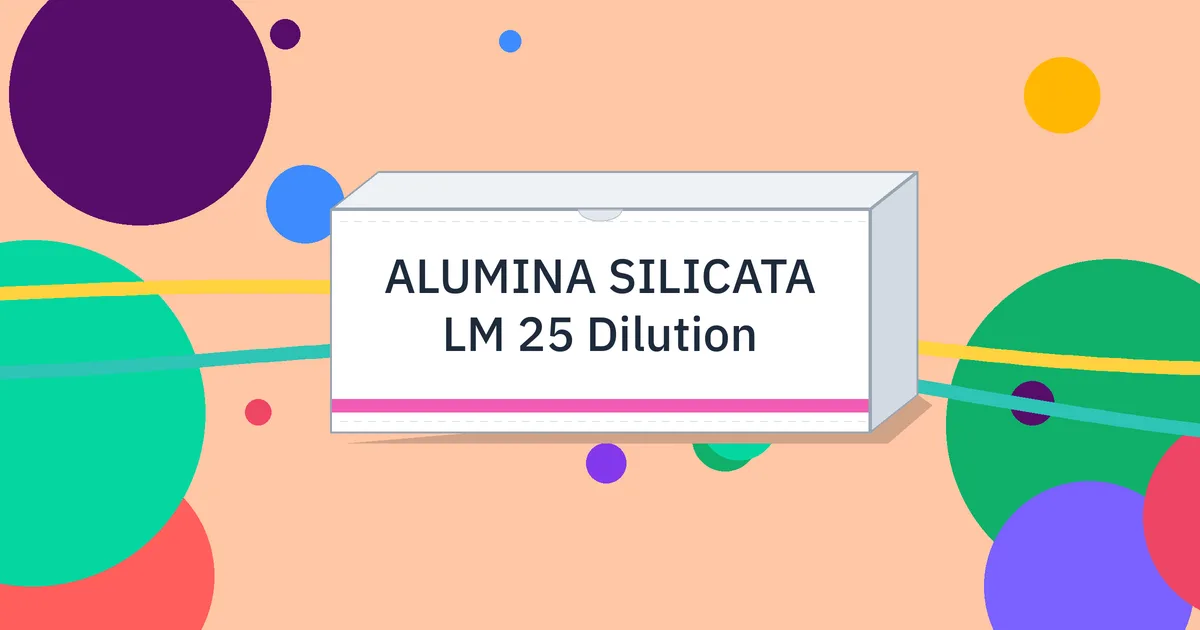 Symbolbild: Packung mit der Aufschrift ALUMINA SILICATA LM 25 Dilution (PZN 12759061) – Verfügbarkeit und Bezug in Apotheken in Frankfurt am Main