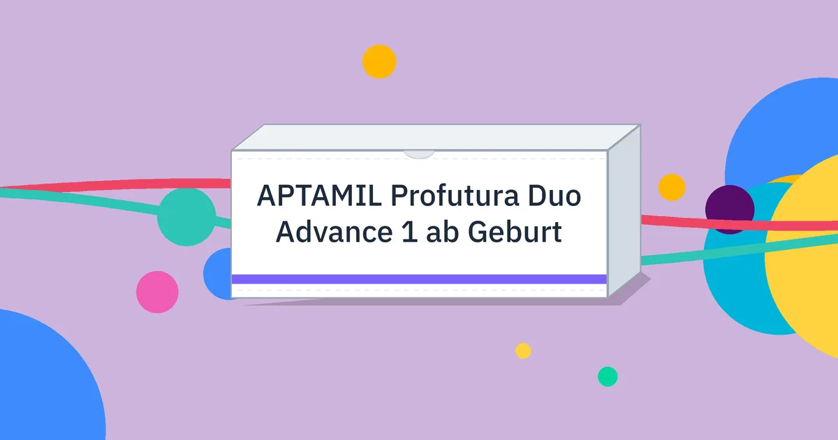 Symbolbild: Packung mit der Aufschrift APTAMIL Profutura Duo Advance 1 ab Geburt (PZN 17212203) – Verfügbarkeit und Bezug in Apotheken in Frankfurt am Main