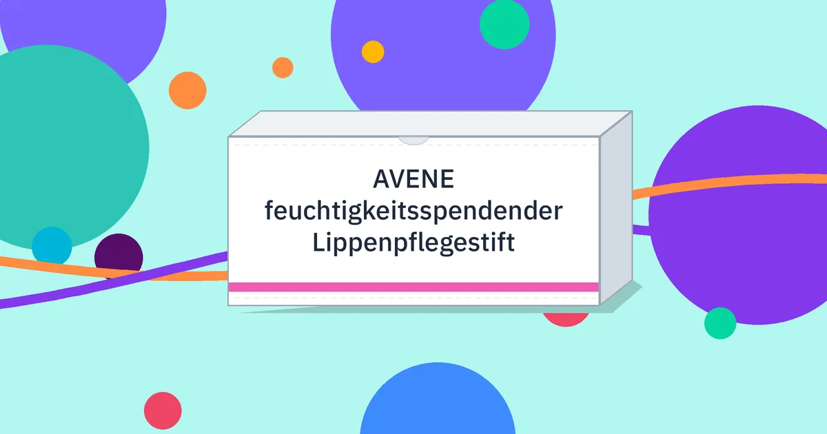 Symbolbild: Packung mit der Aufschrift AVENE feuchtigkeitsspendender Lippenpflegestift (PZN 16909037) – Verfügbarkeit und Bezug in Apotheken in Frankfurt am Main