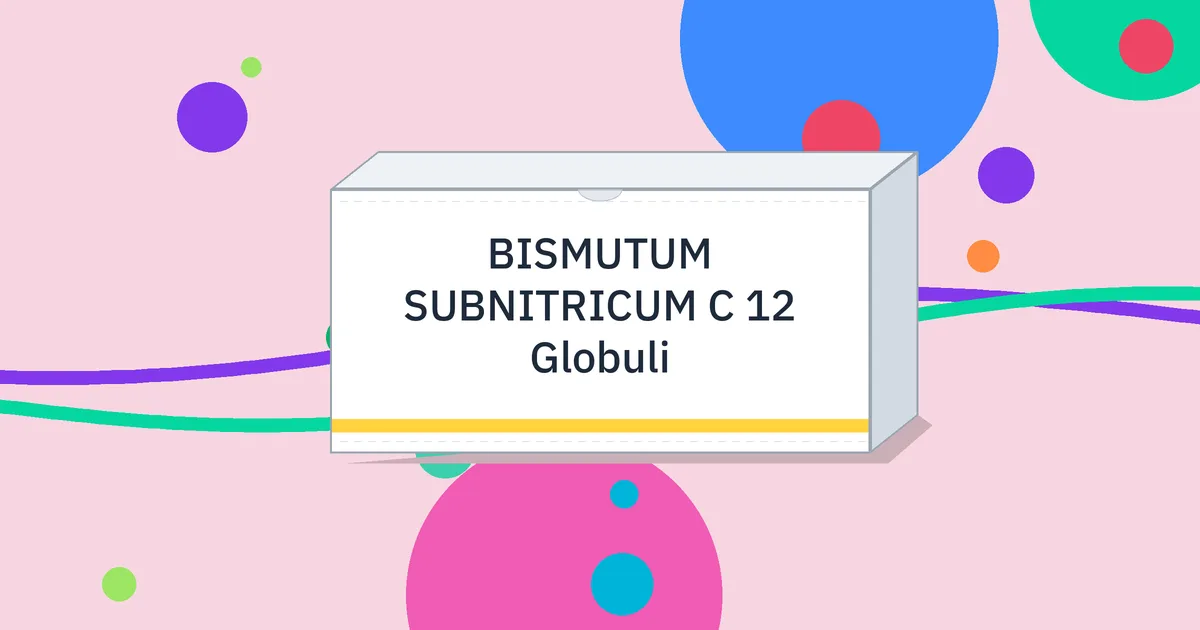 Symbolbild: Packung mit der Aufschrift BISMUTUM SUBNITRICUM C 12 Globuli (PZN 19716592) – Verfügbarkeit und Bezug in Apotheken in Frankfurt am Main
