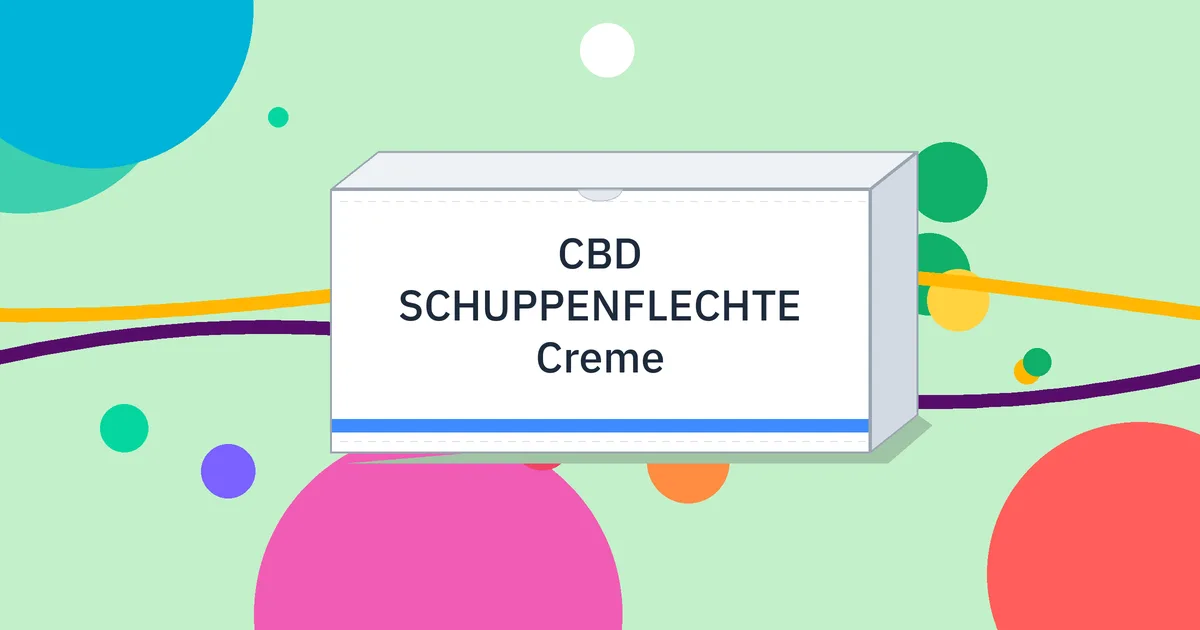 Symbolbild: Packung mit der Aufschrift CBD SCHUPPENFLECHTE Creme (PZN 18092557) – Verfügbarkeit und Bezug in Apotheken in Frankfurt am Main