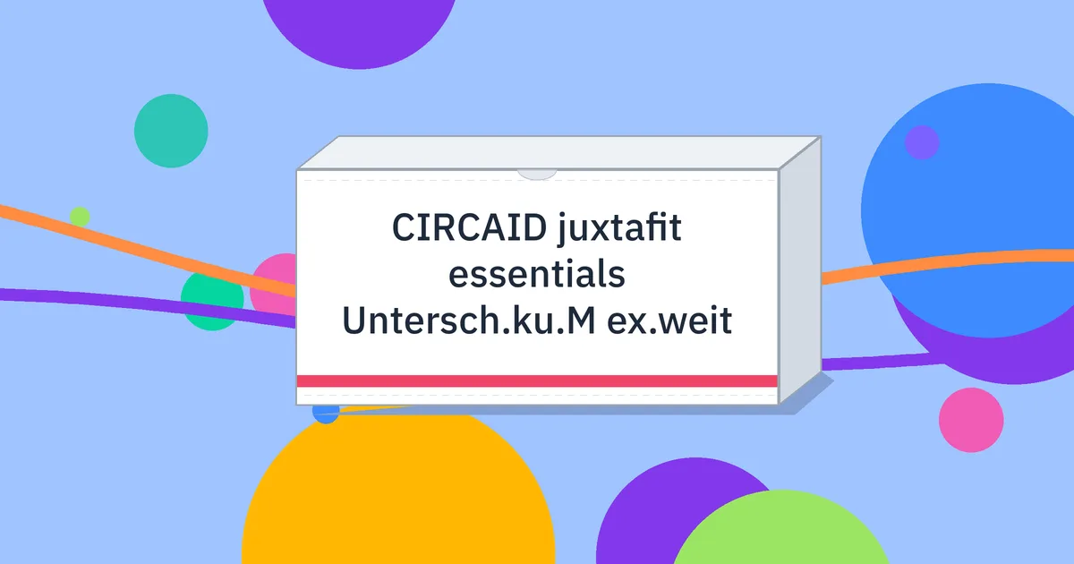 Symbolbild: Packung mit der Aufschrift CIRCAID juxtafit essentials Untersch.ku.M ex.weit (PZN 17939342) – Verfügbarkeit und Bezug in Apotheken in Frankfurt am Main
