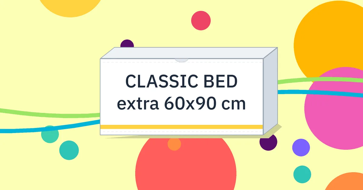Symbolbild: Packung mit der Aufschrift CLASSIC BED extra 60x90 cm (PZN 08835023) – Verfügbarkeit und Bezug in Apotheken in Frankfurt am Main