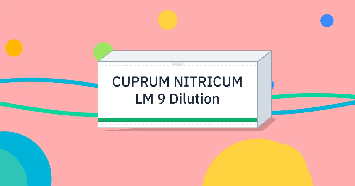 Symbolbild: Packung mit der Aufschrift CUPRUM NITRICUM LM 9 Dilution (PZN 12838524) – Verfügbarkeit und Bezug in Apotheken in Frankfurt am Main