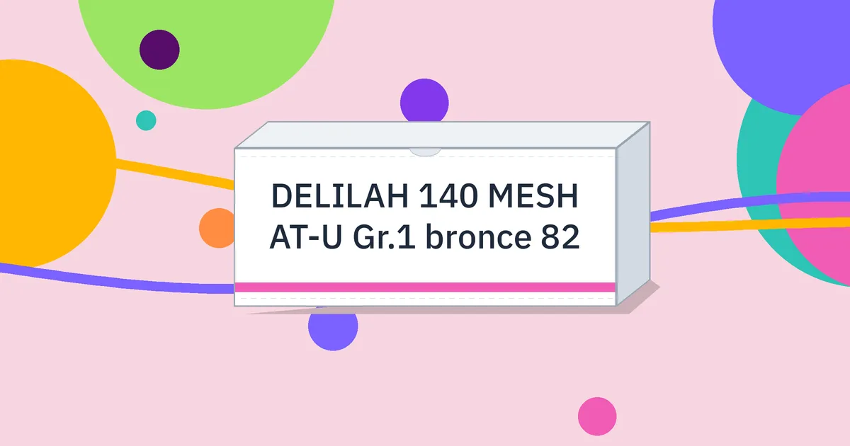 Symbolbild: Packung mit der Aufschrift DELILAH 140 MESH AT-U Gr.1 bronce 82 (PZN 13850639) – Verfügbarkeit und Bezug in Apotheken in Frankfurt am Main