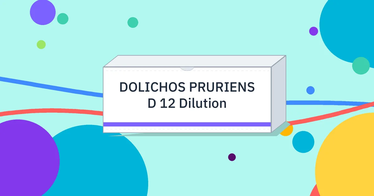 Symbolbild: Packung mit der Aufschrift DOLICHOS PRURIENS D 12 Dilution (PZN 07166577) – Verfügbarkeit und Bezug in Apotheken in Frankfurt am Main