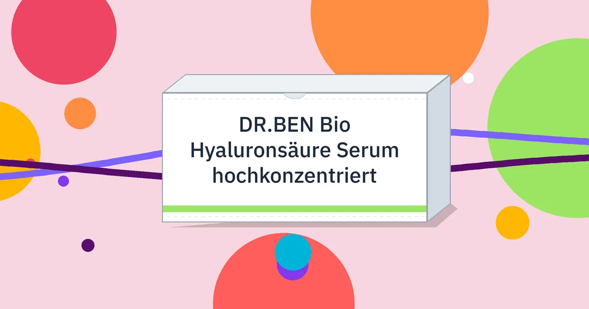 Symbolbild: Packung mit der Aufschrift DR.BEN Bio Hyaluronsäure Serum hochkonzentriert (PZN 16775996) – Verfügbarkeit und Bezug in Apotheken in Frankfurt am Main