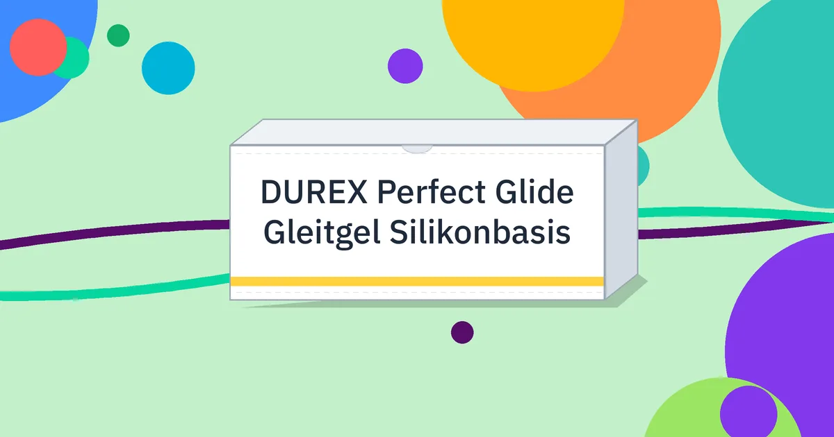 Symbolbild: Packung mit der Aufschrift DUREX Perfect Glide Gleitgel Silikonbasis (PZN 16676366) – Verfügbarkeit und Bezug in Apotheken in Frankfurt am Main