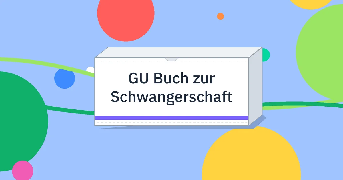 Symbolbild: Packung mit der Aufschrift GU Buch zur Schwangerschaft (PZN 19991619) – Verfügbarkeit und Bezug in Apotheken in Frankfurt am Main