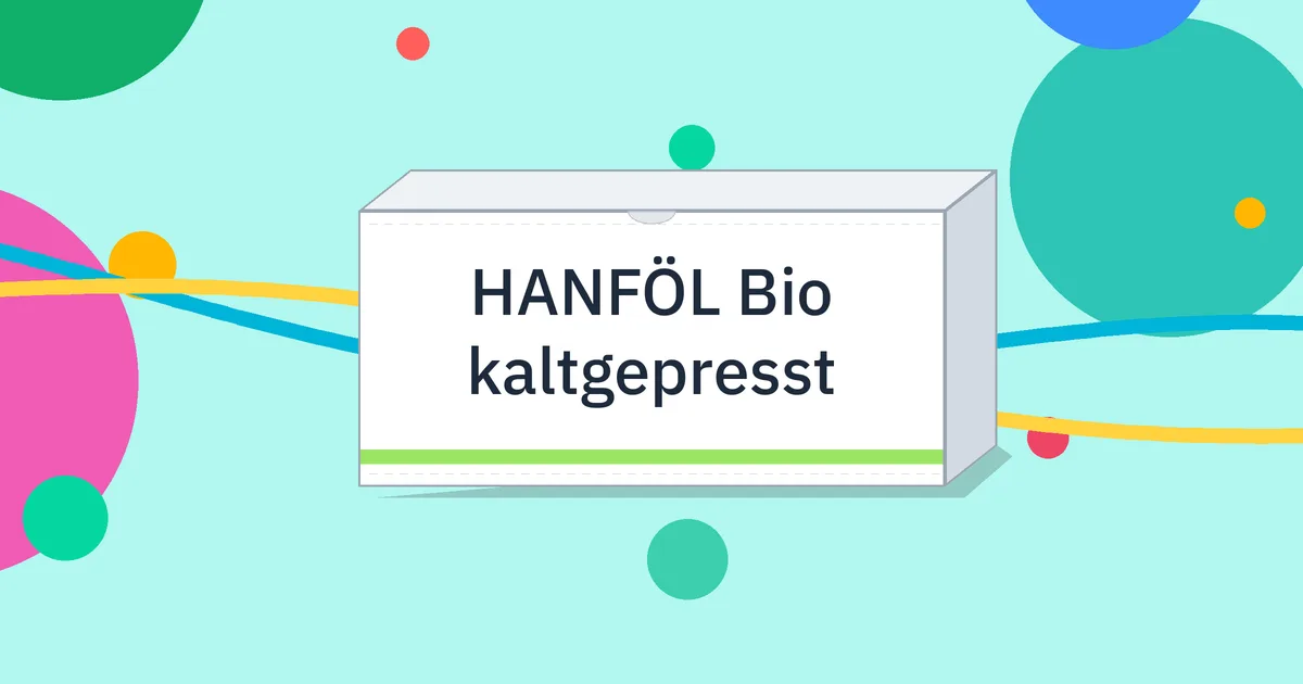 Symbolbild: Packung mit der Aufschrift HANFÖL Bio kaltgepresst (PZN 07380193) – Verfügbarkeit und Bezug in Apotheken in Frankfurt am Main