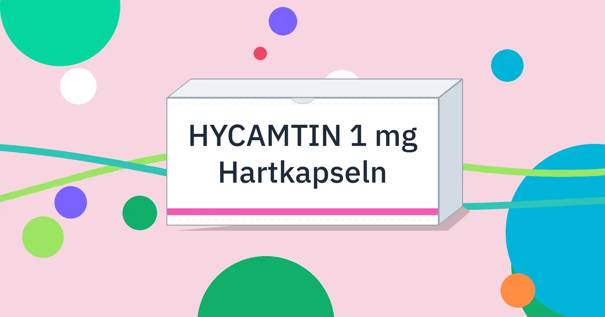 Symbolbild: Packung mit der Aufschrift HYCAMTIN 1 mg Hartkapseln (PZN 18374540) – Verfügbarkeit und Bezug in Apotheken in Frankfurt am Main