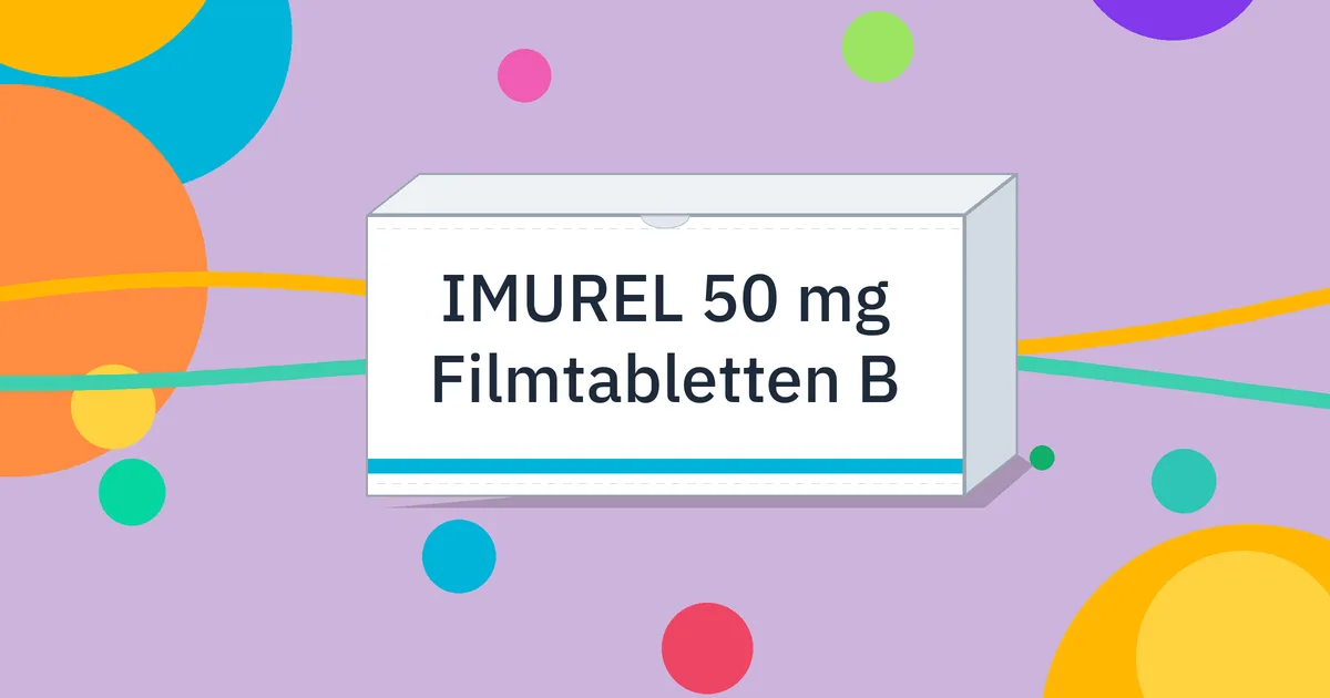 Symbolbild: Packung mit der Aufschrift IMUREL 50 mg Filmtabletten B (PZN 00049704) – Verfügbarkeit und Bezug in Apotheken in Frankfurt am Main