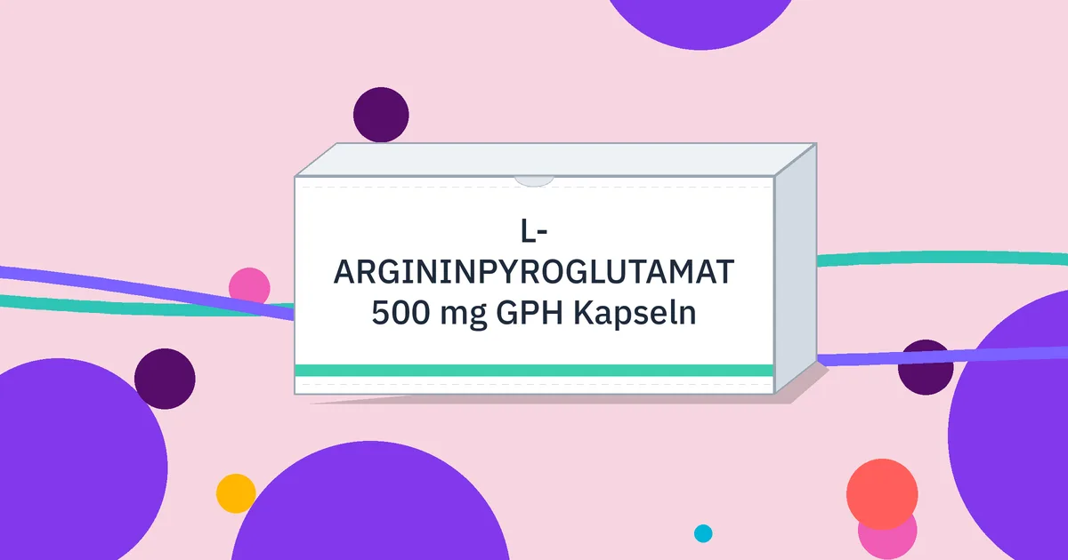 Symbolbild: Packung mit der Aufschrift L-ARGININPYROGLUTAMAT 500 mg GPH Kapseln (PZN 09918449) – Verfügbarkeit und Bezug in Apotheken in Frankfurt am Main